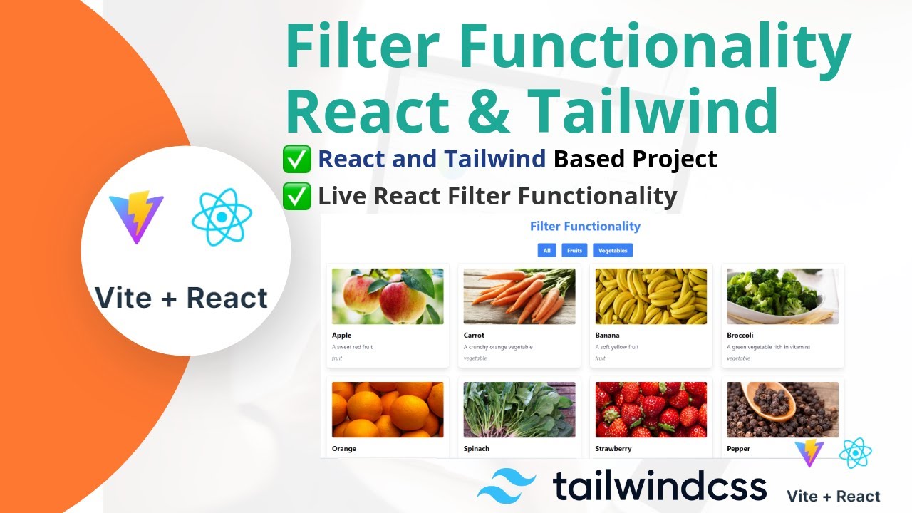 Build Dynamic Filters In React With Tailwind Css Full Tutorial