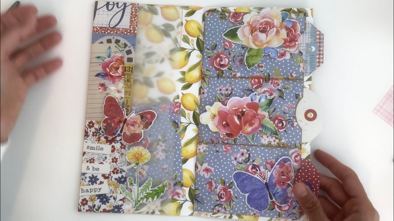 Fun Folio Method with Single Sheet Paper Triple Pocket Journal Insert ...
