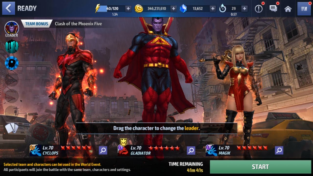 Marvel Future Fight World Event Gladiator,Cyclops,Magik - YouTube