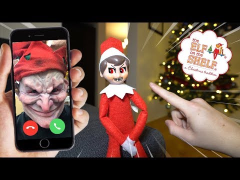 CALLING ELF ON THE SHELF ON FACETIME AT 3 AM! (HE COMES ALIVE!)