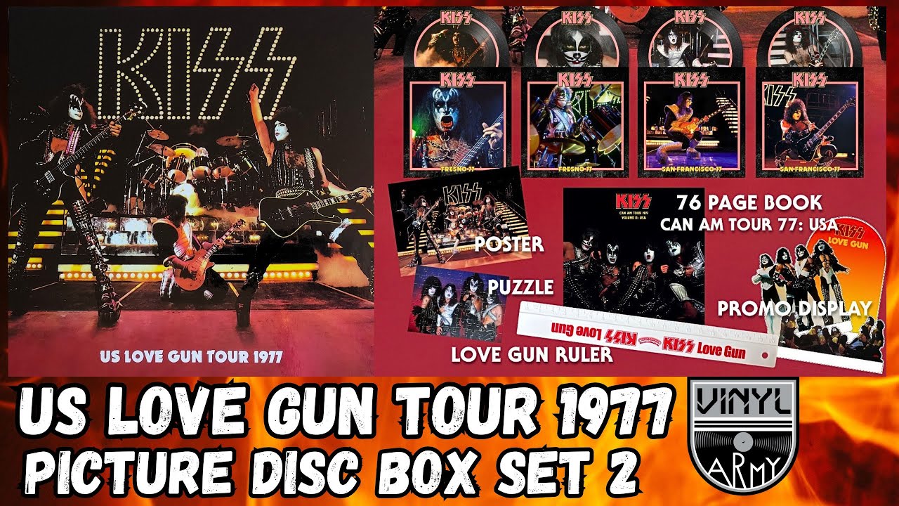 Unboxing KISS US Love Gun Tour 1977 Can Am Box Set Volume 2 | Da ist ...