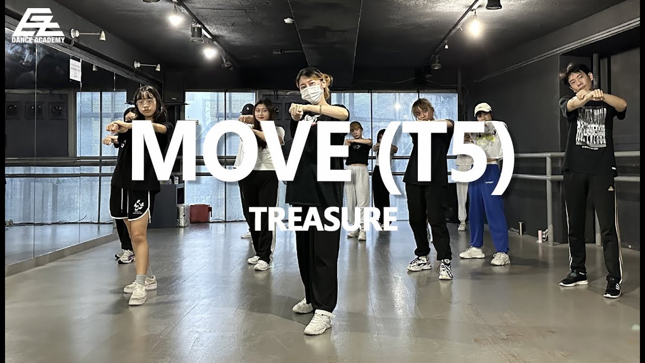 TREASURE - 'MOVE (T5)' / KPOP DANCE COVER 방송댄스학원 취미댄스학원 이지댄스신촌점 - YouTube