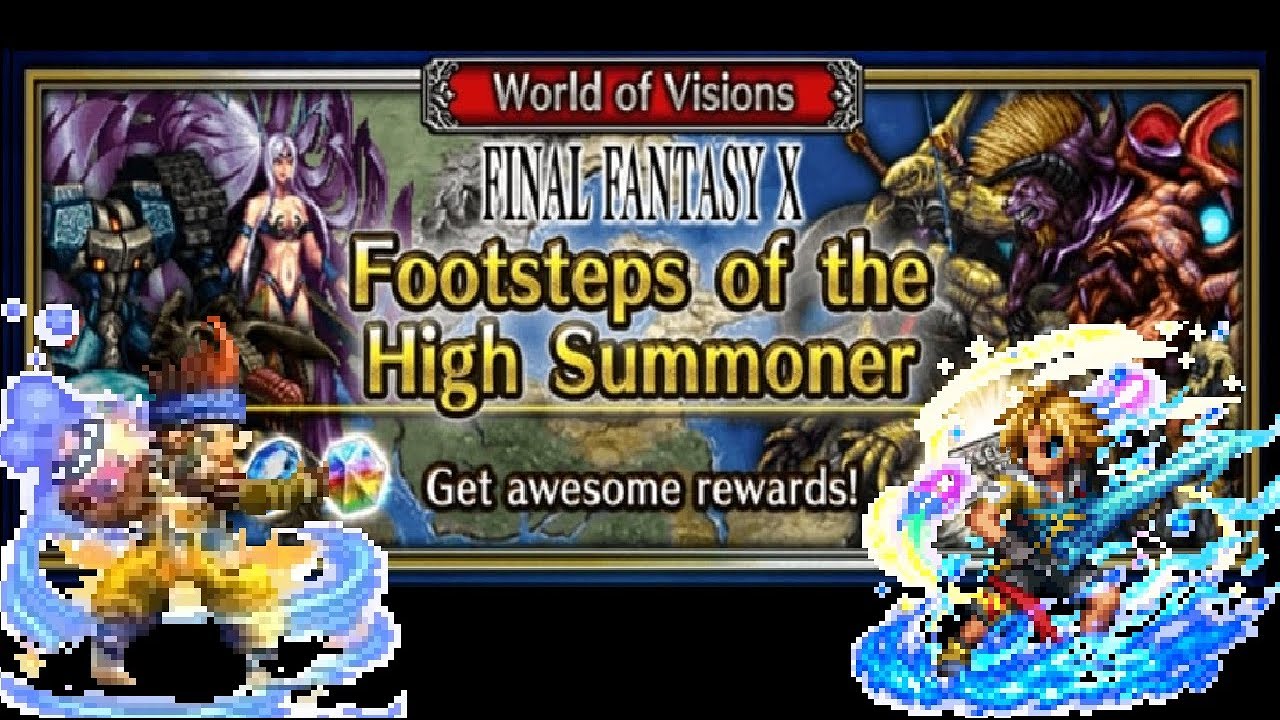 FFX VISION WORLD RANK 1 / Footsteps of the High Summoner - YouTube