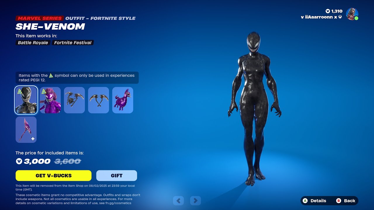 Fortnite Item Shop, February 3rd 2025 - SHE-VENOM SKINS RETURN ...