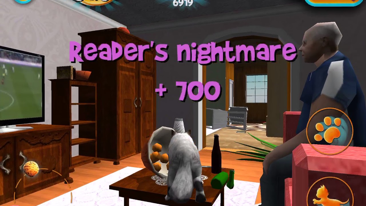 Cat Simulator 2015 - House 1 - 12337 points - YouTube