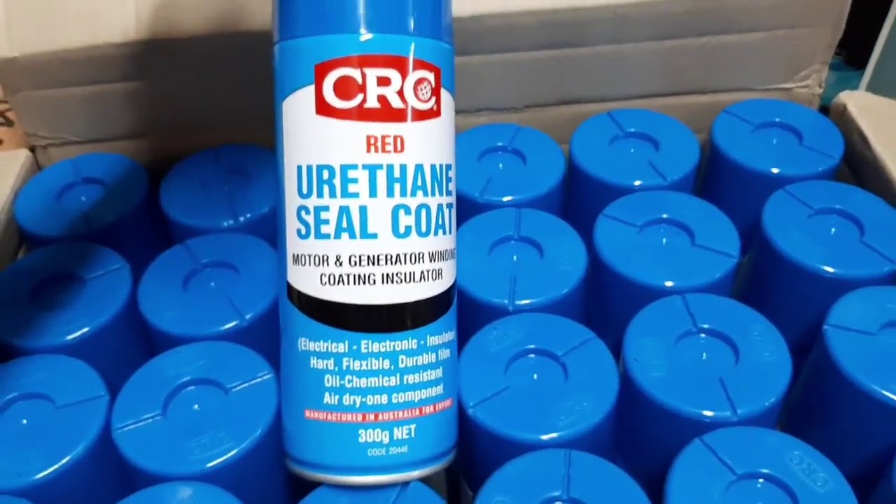 CRC Red Urethane Seal Coat - YouTube