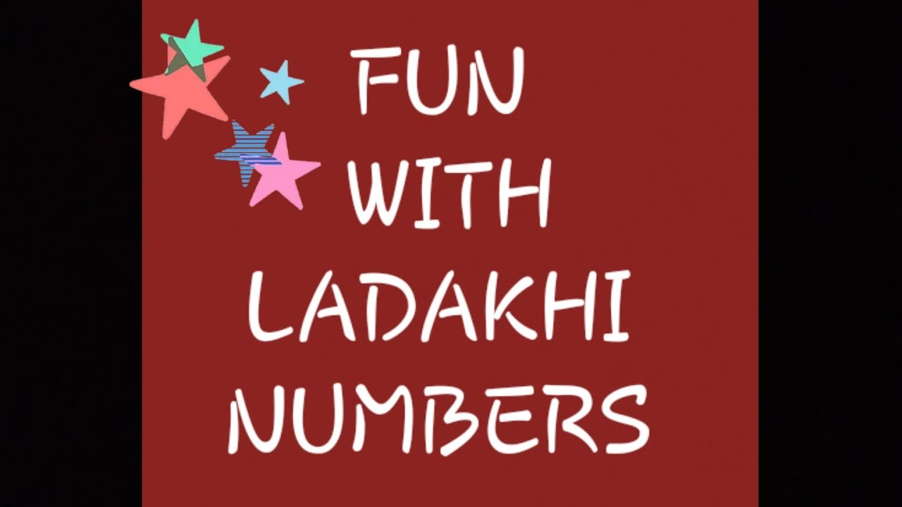 FUN WITH LADAKHI NUMBERS BY SABARI GHOSH DAS - YouTube
