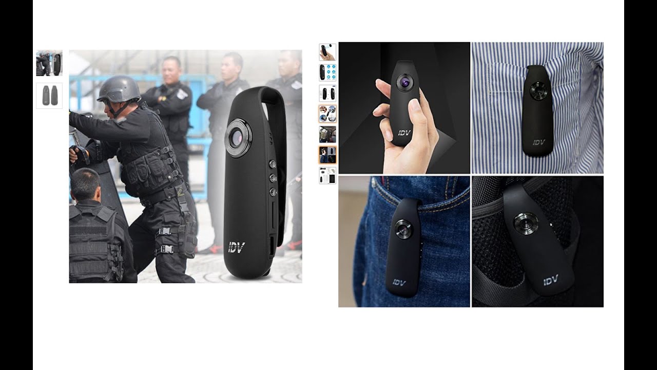 Mini Caméscope Dash Cam Police - IDV Mini Hidden Spy Camera Sortie moto ...