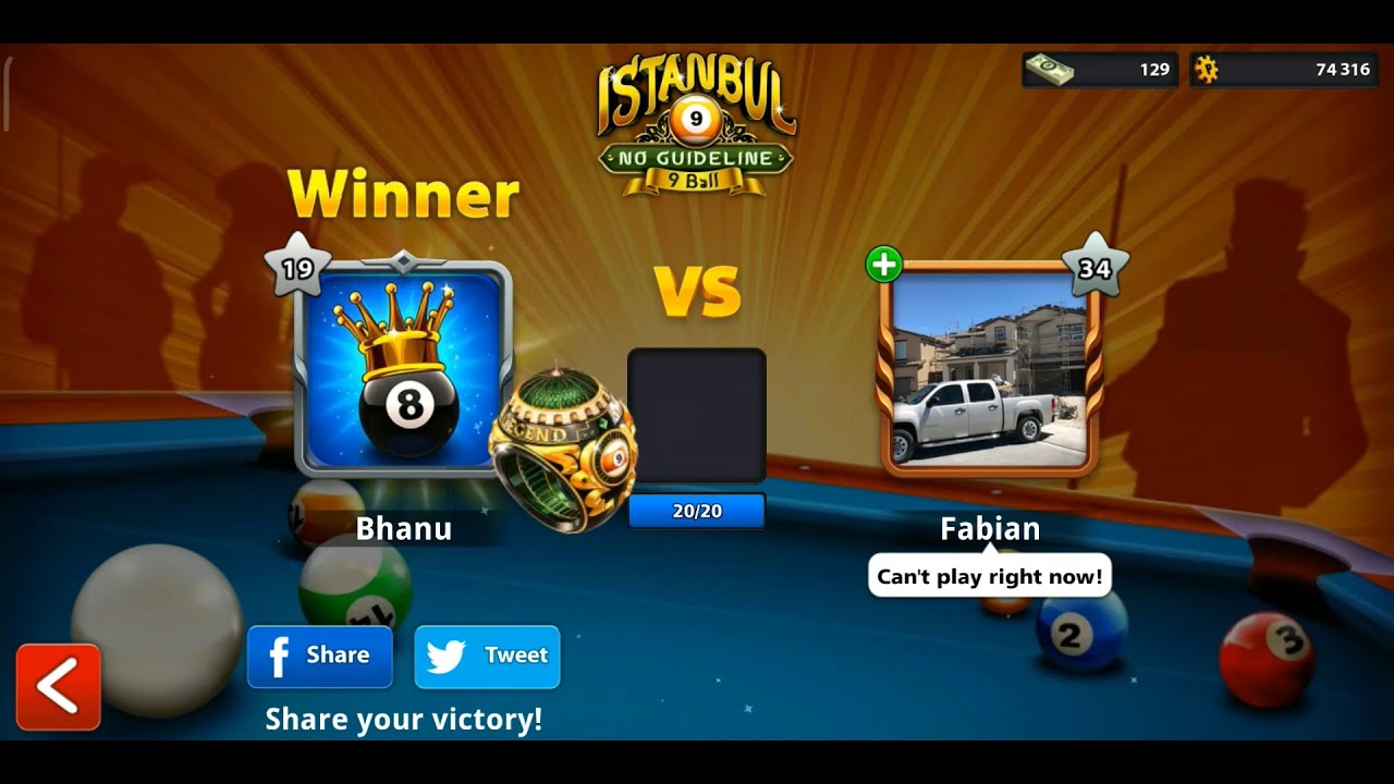 8 Ball Pool | Istanbul No Guideline 9 Ball with India Cue | Ep - 17 ...