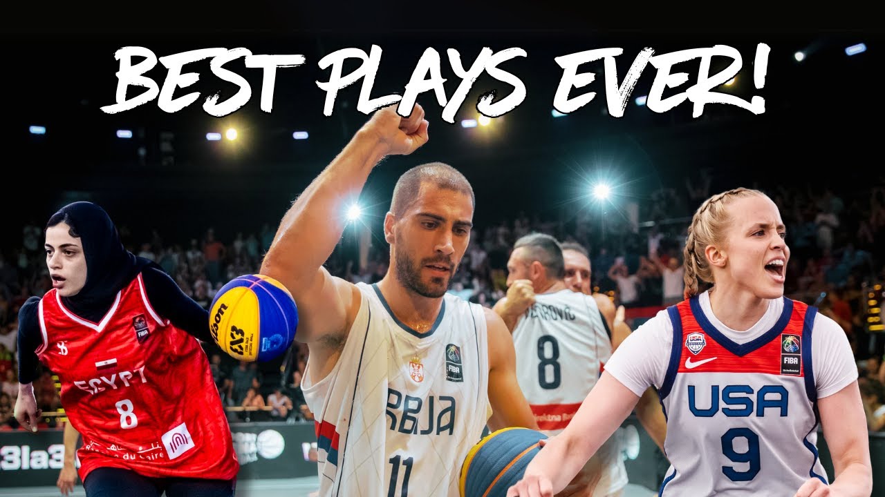 THE BEST 3x3 BASKETBALL PLAYS EVER 😱😤 - YouTube