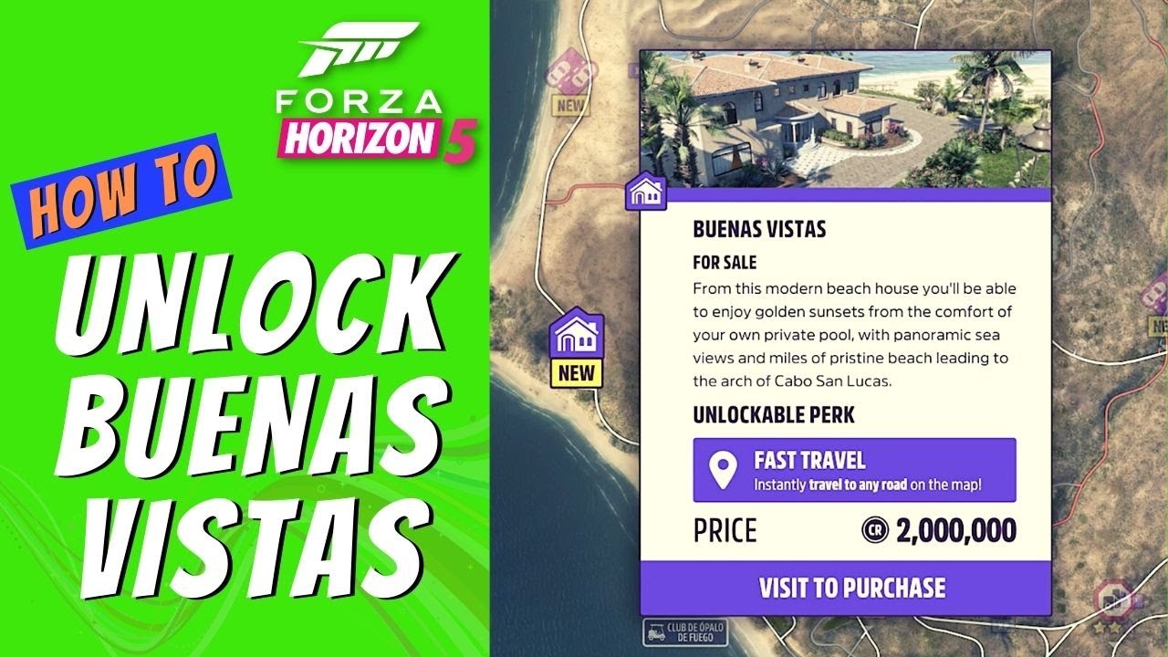 How to Unlock Buenas Vistas Forza Horizon 5 - YouTube