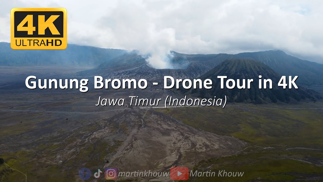 Bromo Drone View in 4K (Penanjakan - Bromo Hillside - Seruni Point ...