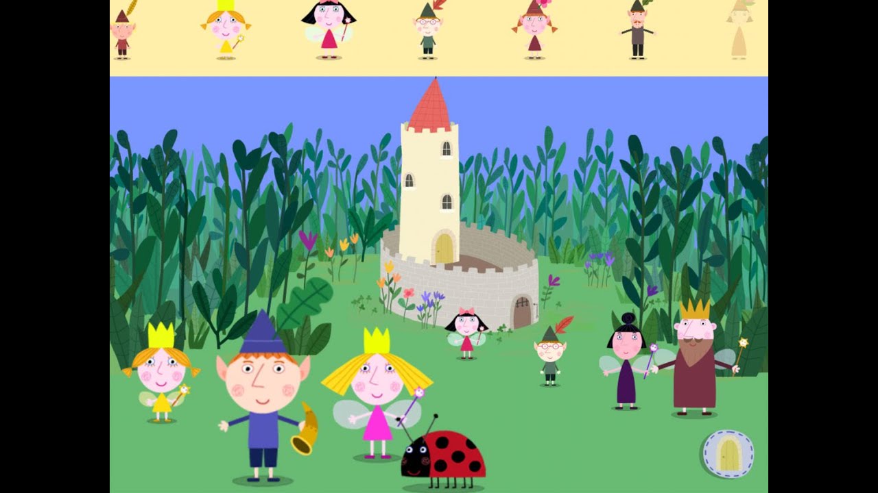 Ben and Holly's Little Kingdom Big Star Fun Game Easy Holly - YouTube