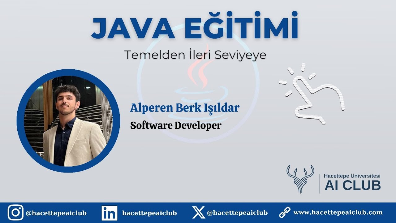 Java ile Programlamaya Giriş Ders-2 w/ Alperen Berk Işıldar - YouTube