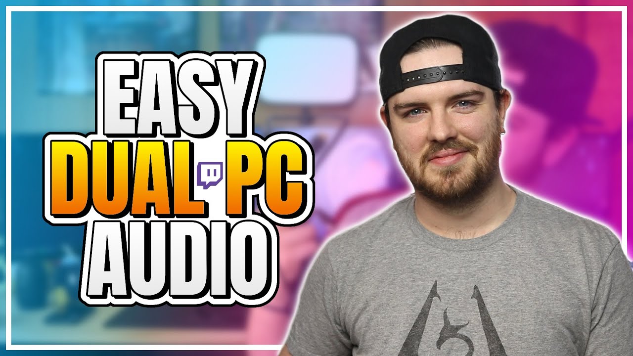Easy Dual PC Audio Set Up! No Mixer! - P1xelPerfect - YouTube