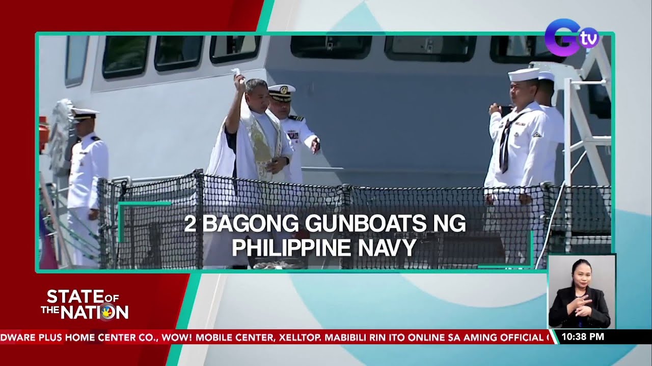 2 bagong gunboats ng Philippine Navy | SONA - YouTube