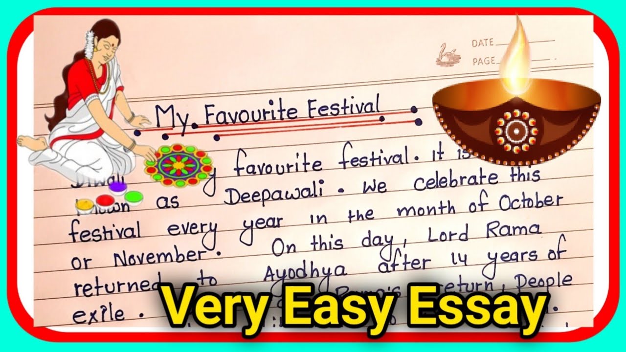 Essay on my favourite festival diwali in english|my favourite festival ...