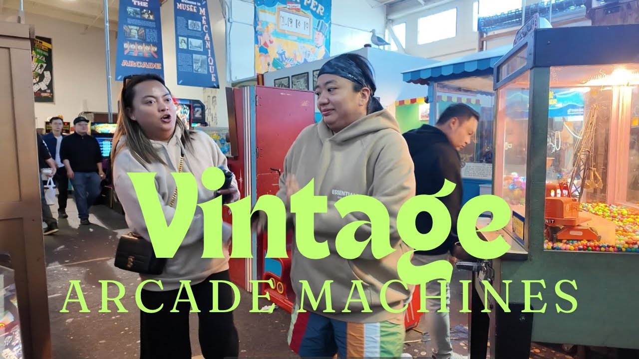 DOUBLE DATE WITH JESVIN (Visiting Vintage Arcade Machines) - YouTube