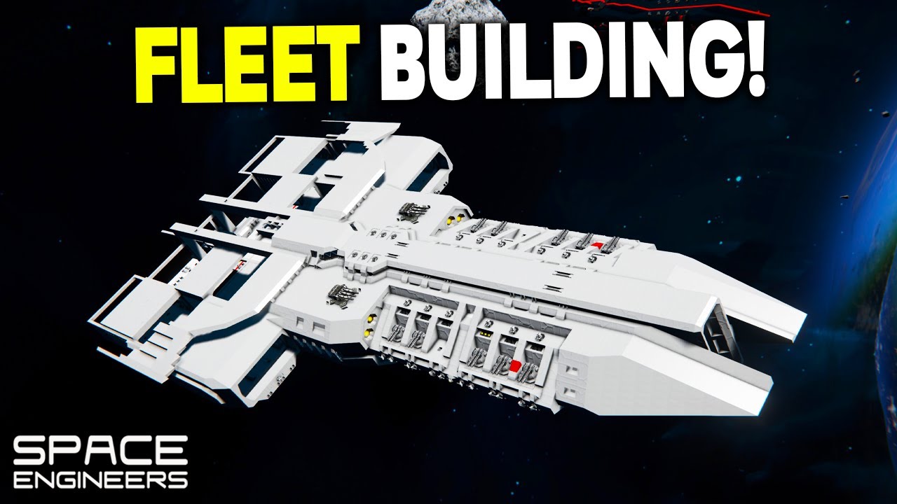 Building A FLEET In Space Engineers & Talking SE 2! - YouTube