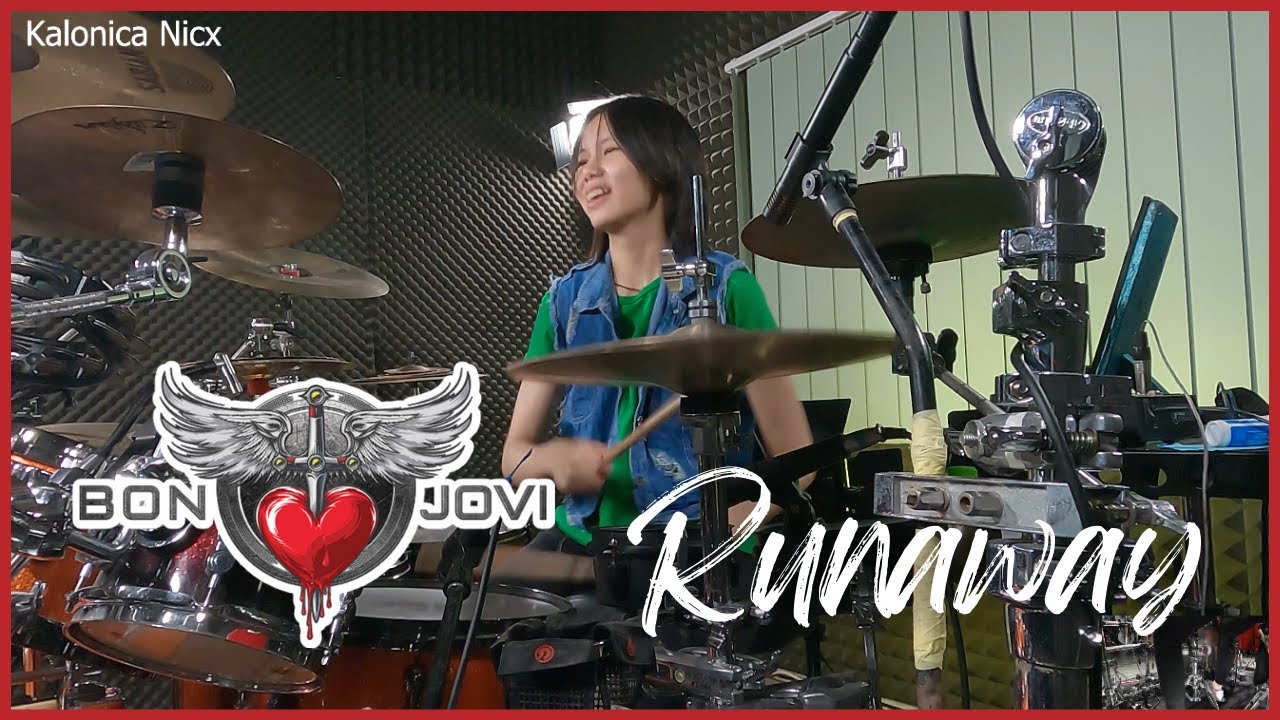 Bon Jovi - Runaway - Tico Torres || Drum Cover by KALONICA NICX - YouTube