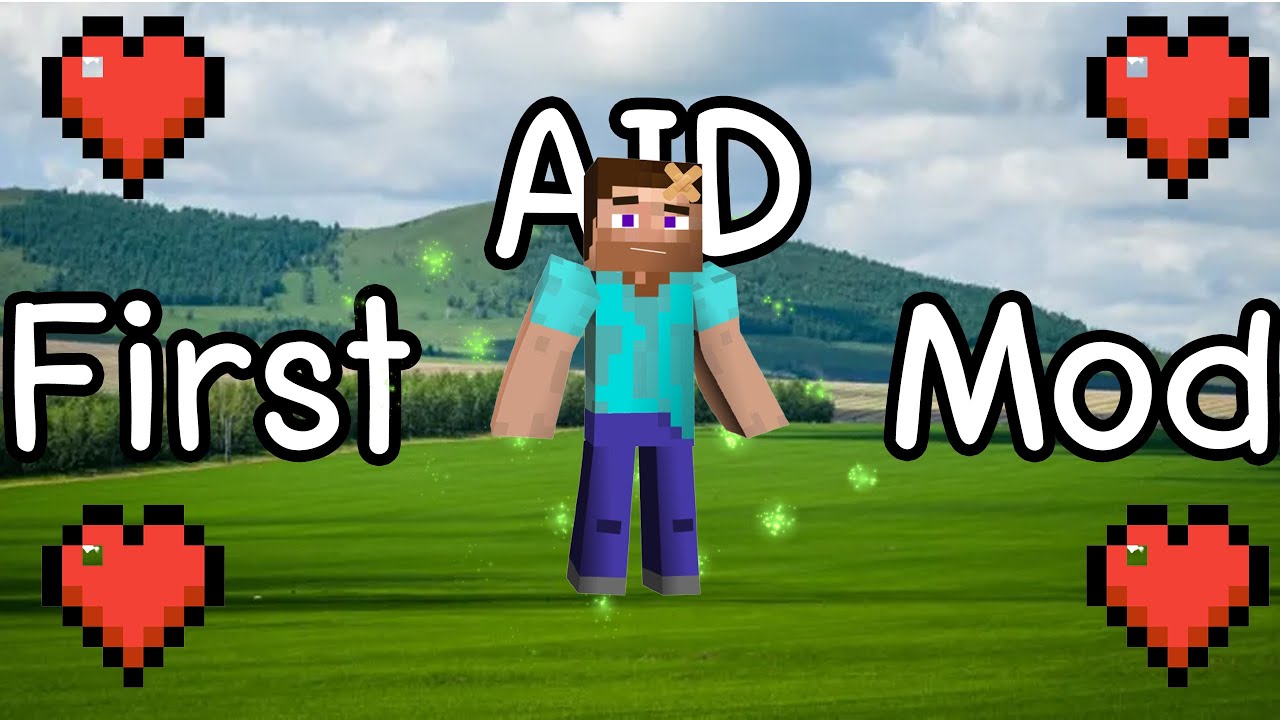 Minecraft Mod I เพิ่มสีสันให้กับเกมด้วยระบบ First Aid - YouTube