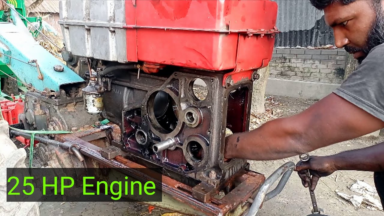 Sifang 25 HP diesel engine repair techniques - Power tiller engine ...