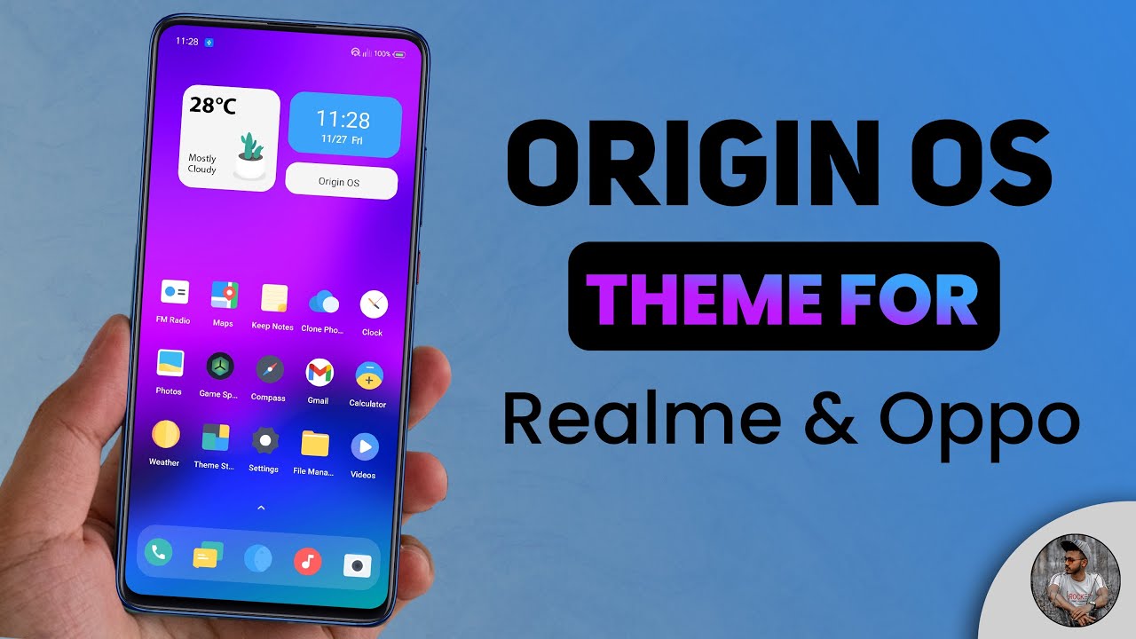 Origin OS theme for Realme and Oppo device - YouTube