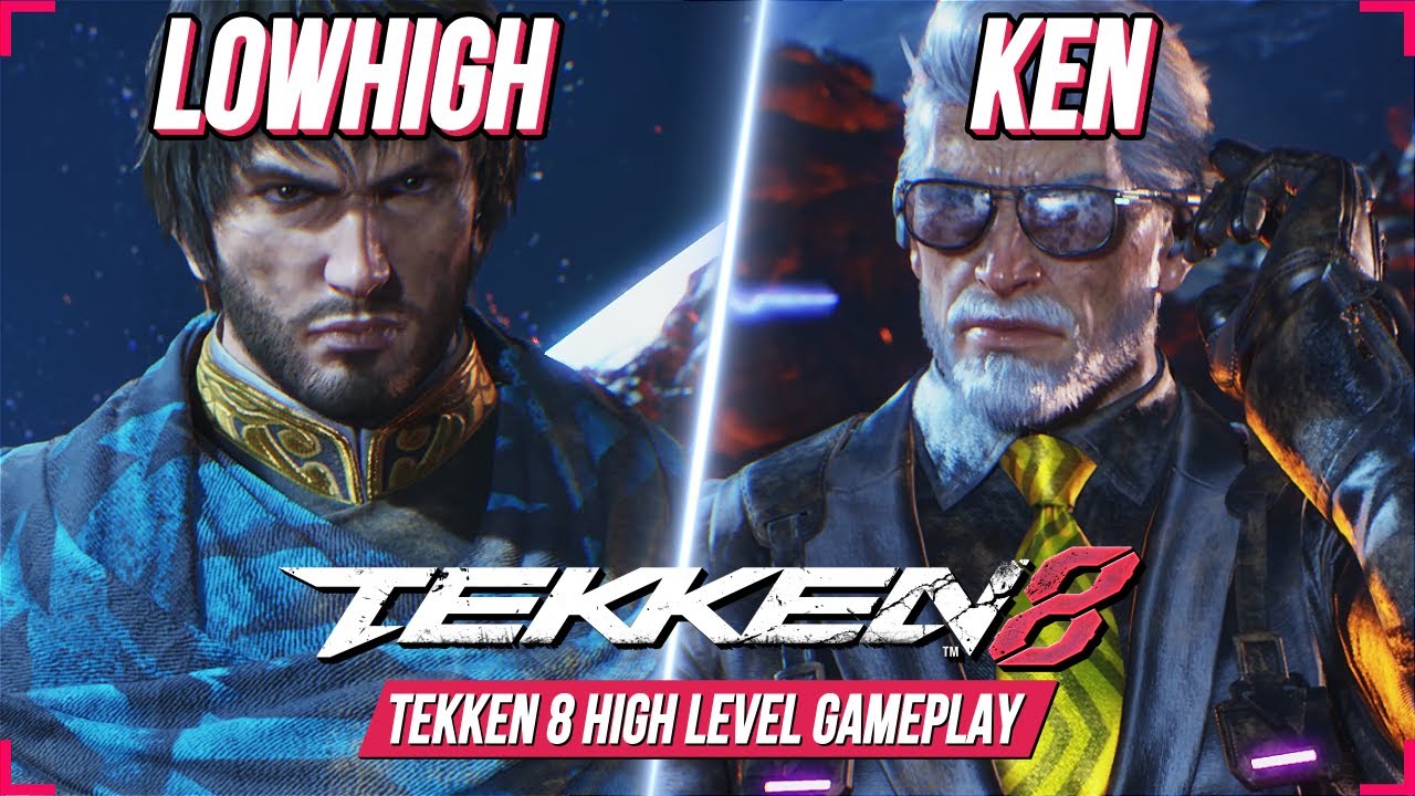 TEKKEN 8 ⚡ LowHigh (SHAHEEN) vs Ken (VICTOR) Aggressive Gameplay ⚡ T8 ...