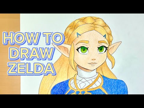 How to draw Zelda ( Botw/Totk ) - YouTube