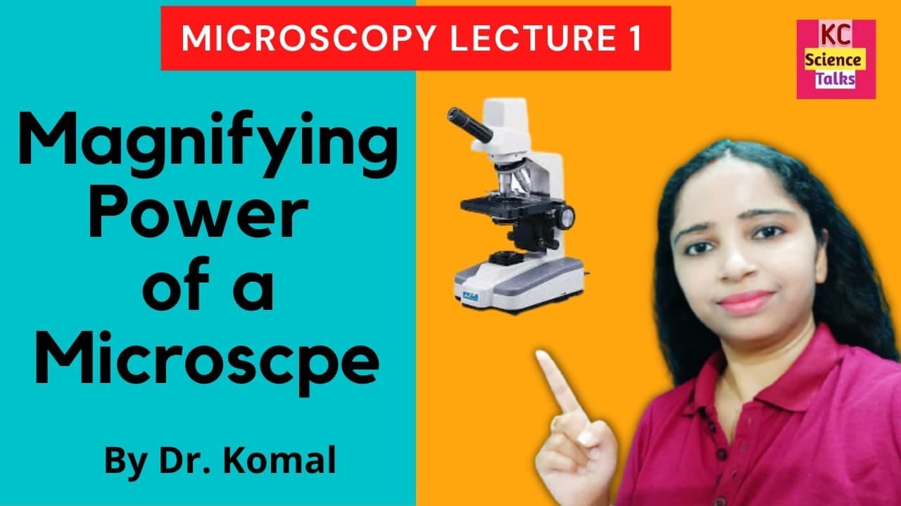 Magnifying power of a microscope #English - YouTube