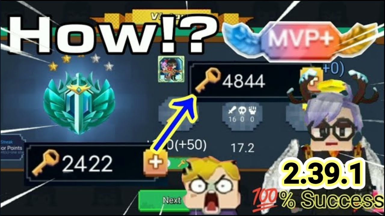 NEW *Trick* To Double Keys!? 😳😱🤯-(Bedwars) Blockman Go | 2.39.1 - YouTube