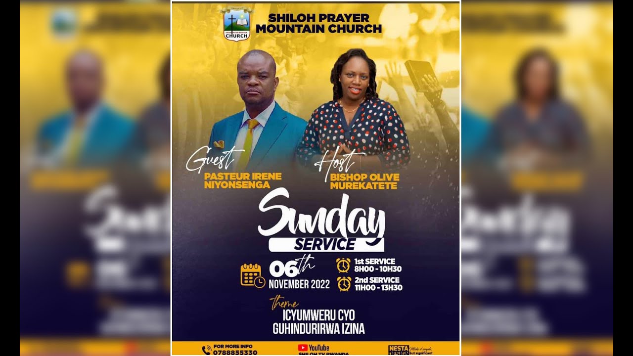 Sunday First Service // 06.11.2022 // Shiloh Prayer Mountain Church - YouTube