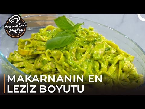 Pesto Soslu Şahane Tavuklu Makarna Tarifi - Nermin'in Enfes Mutfağı
