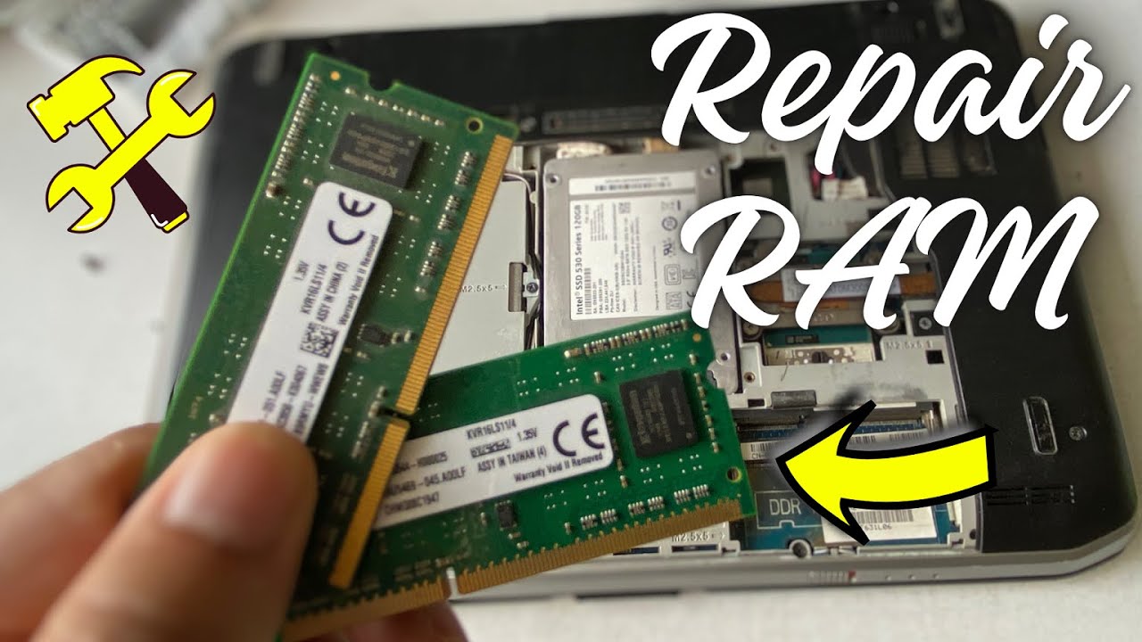 How to Repair RAM at home | Fix NO Display issue in Laptop or PC - YouTube