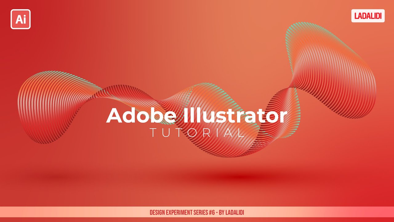 Create 3D Abstract Motion Lines in Adobe Illustrator | Envelope Distort ...
