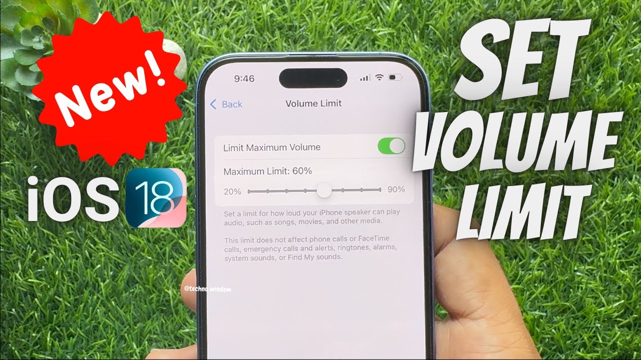 How to Set Volume Limit on iPhone for Media Playback (iOS 18.2) - YouTube