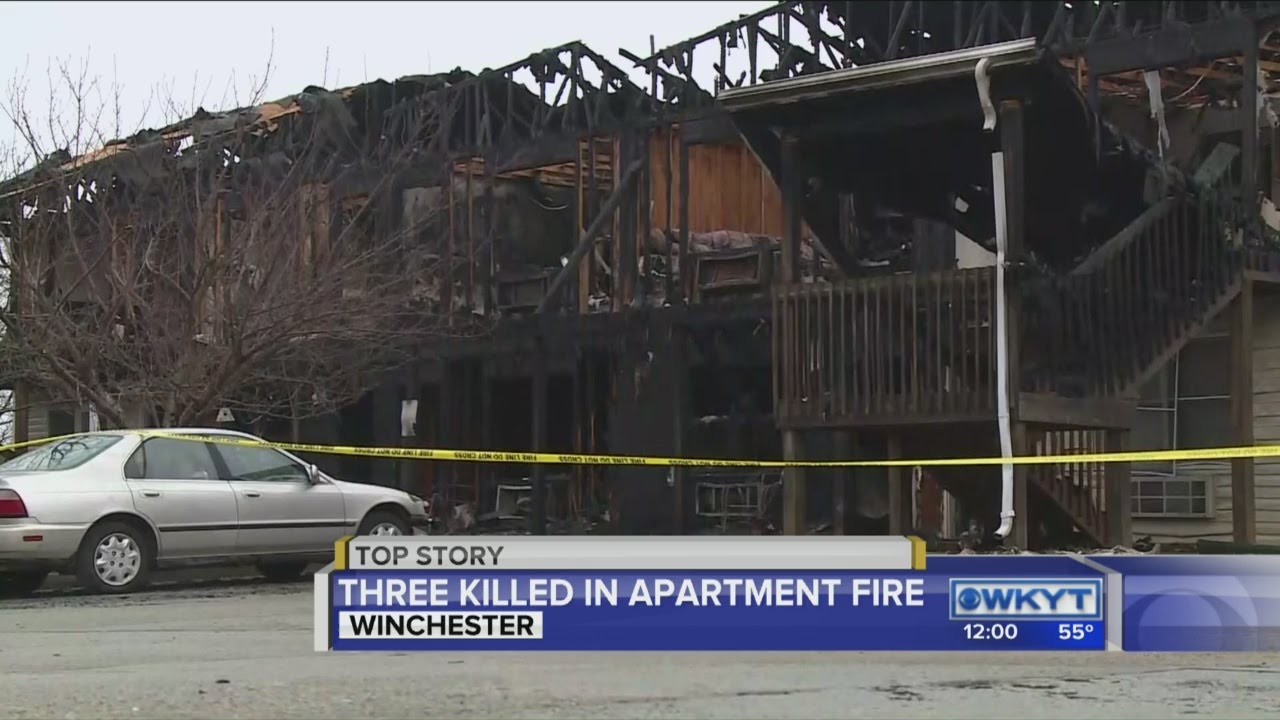 Three dead, six injured in Winchester apartment fire - YouTube