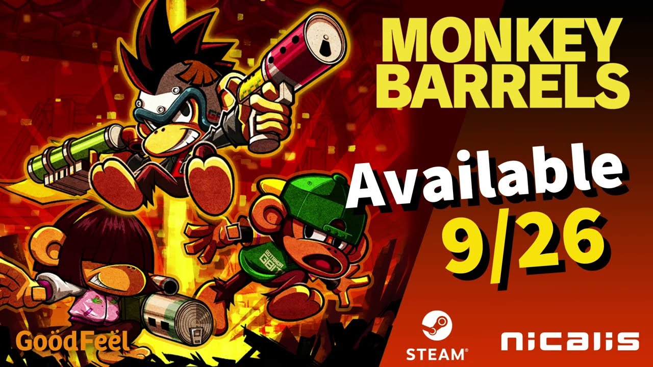 Monkey Barrels Steam Announcement Trailer - YouTube