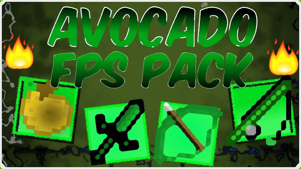 Minecraft: Avocado Green PvP Pack | 1.7/1.8/1.9 FPS MC Resource Pack ...