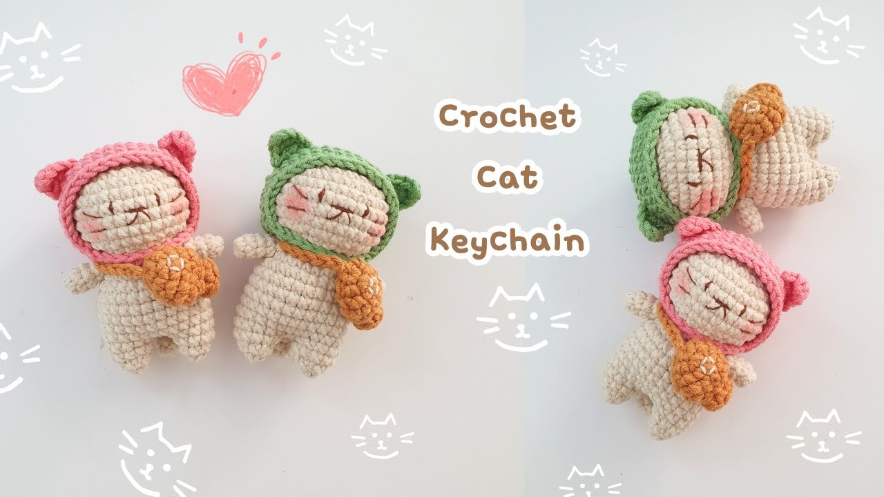 Crochet Mini Cat Tutorial | Fast & Easy | Amigurumi Cat ♡ #crochet ...