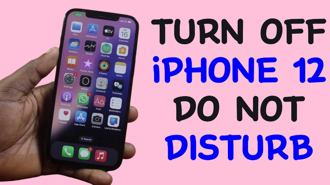 How to Turn Off iPhone 12 Do Not Disturb - YouTube