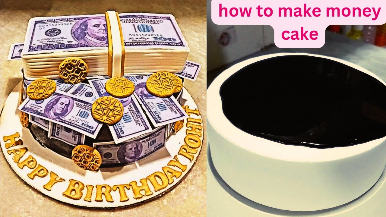 how to make money cake new dollar cake design cake decorating # ...