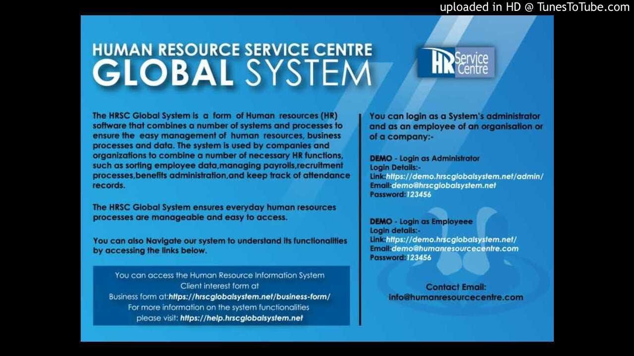 The HRSC Global System - YouTube