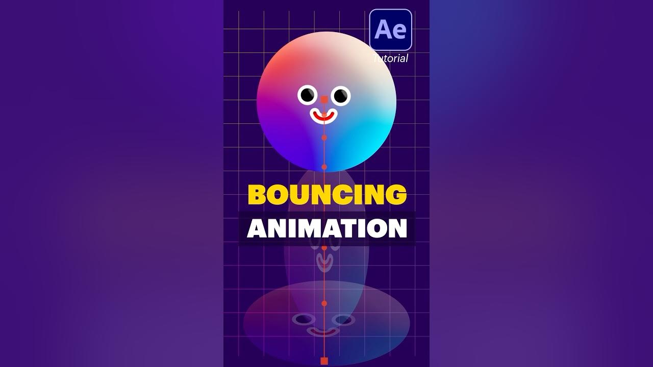 Smooth Bouncing Ball Animation Tutorial #animation #tutorial #aftereffects - YouTube