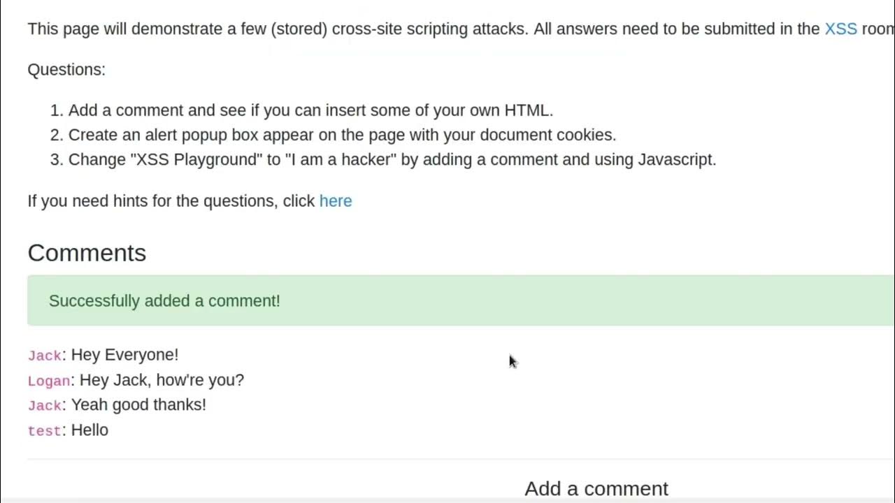 XSS on Tryhackme | how it works on live sites - YouTube