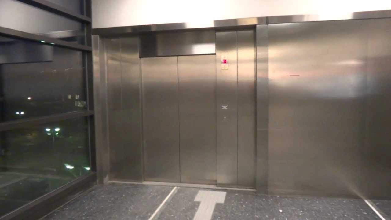 Slow Schindler? Holeless Hydraulic elevator @ Flemingsberg Train ...