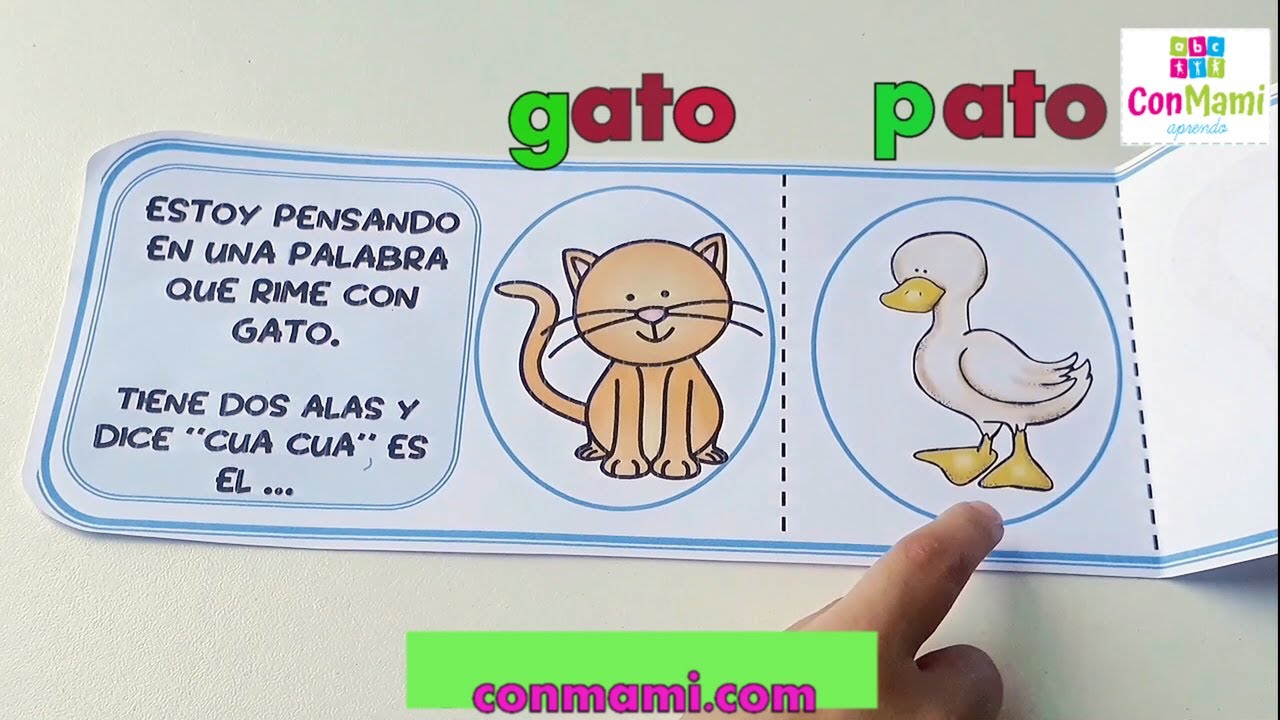 DESCUBRIENDO LAS RIMAS. Conciencia fonológica - YouTube