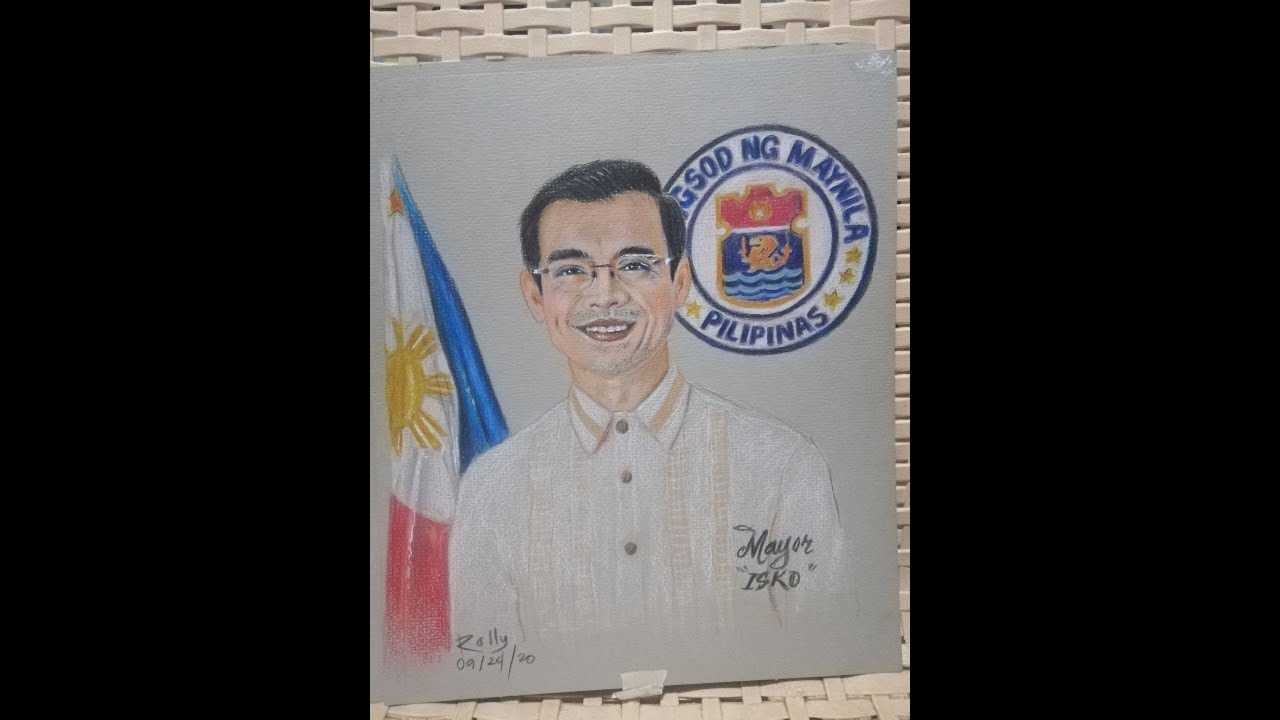 MAYOR ISKO -COLOR PENCIL DRAWING (fulltime) I KUA ROLS - YouTube