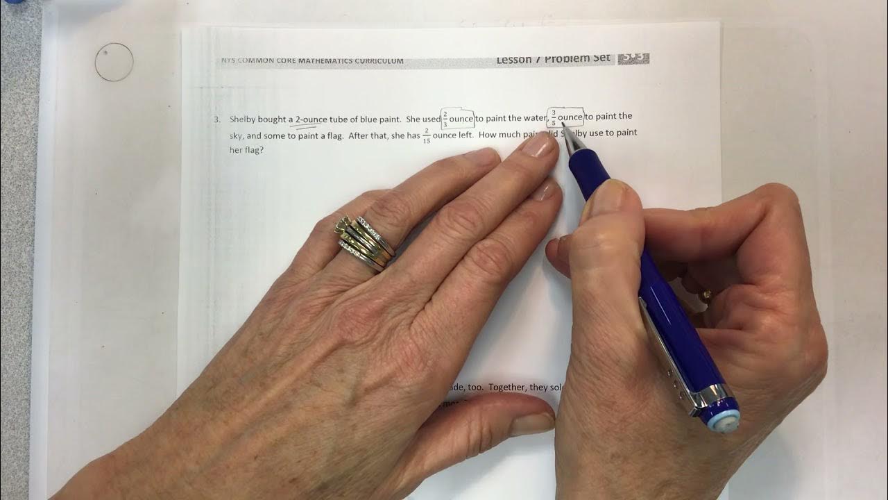 Eureka math grade 5 module 3 lesson 7 problem set - YouTube