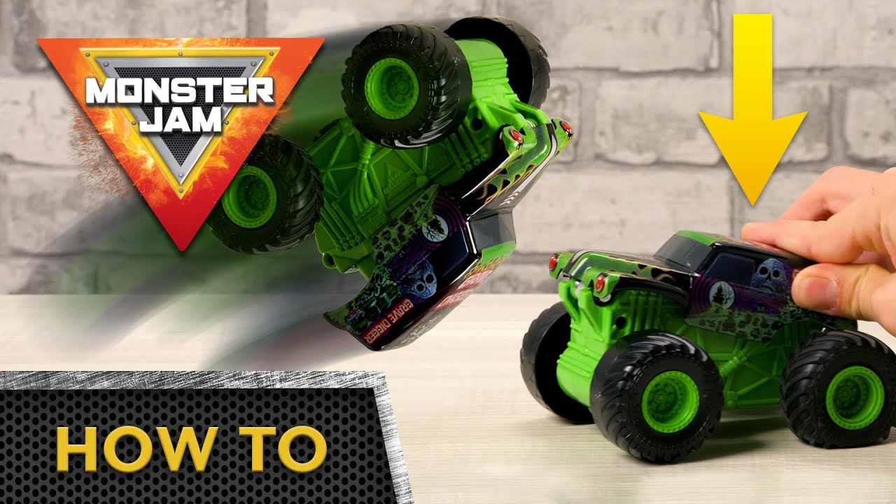 How to make Monster Jam trucks flip! Click & Flip Monster Jam trucks ...